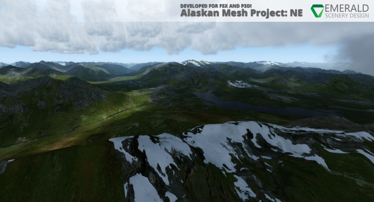 Alaskan Mesh Project | FSX & P3D | Emerald Scenery Design