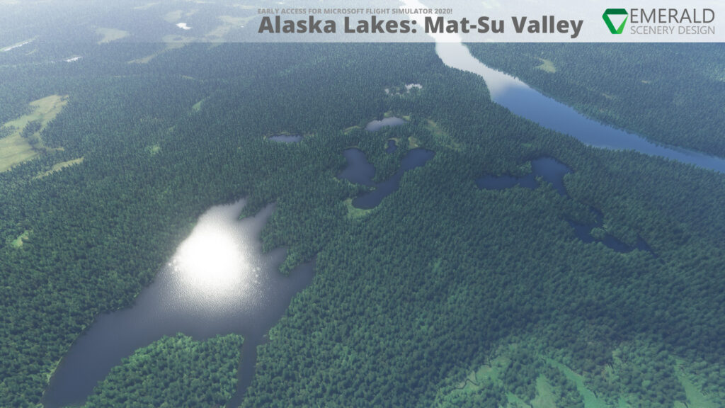 Alaska Lakes: Mat-Su Valley | MSFS 2020 | Emerald Scenery Design