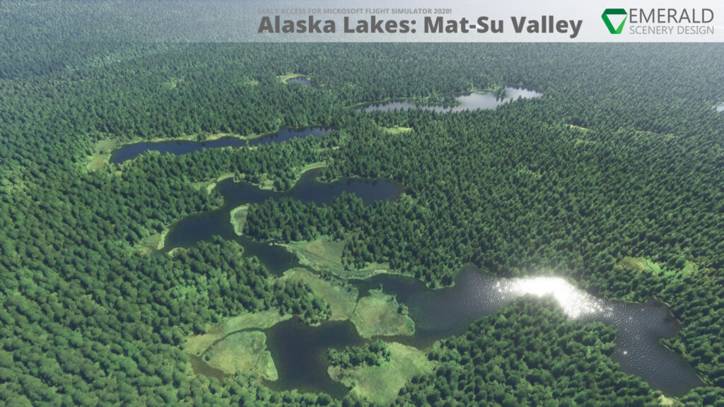 Alaska Lakes: Mat-Su Valley | MSFS 2020 | Emerald Scenery Design